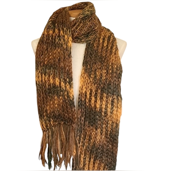 Accessories | Vintage Camelot Italy Wool Scarf Boho Resortwear Lodge ...